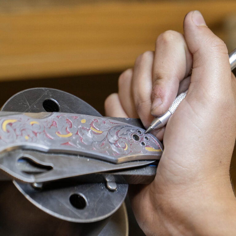 Knife Engraving & Inlay - GRS