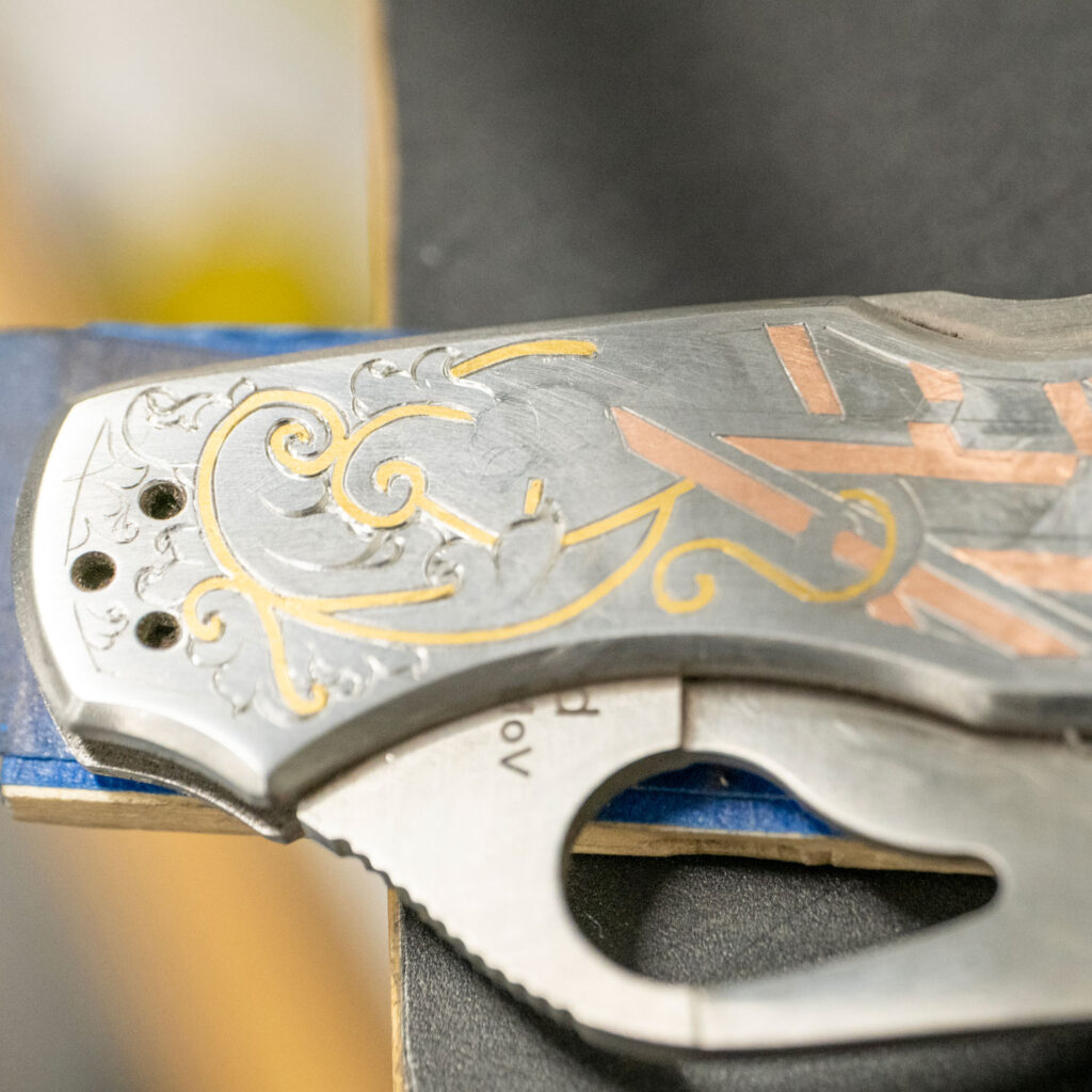 Knife Engraving & Inlay - GRS